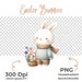 Cute Easter Bunny Clipart, Easter Clipart Bundle, Bunnies Clipart ...