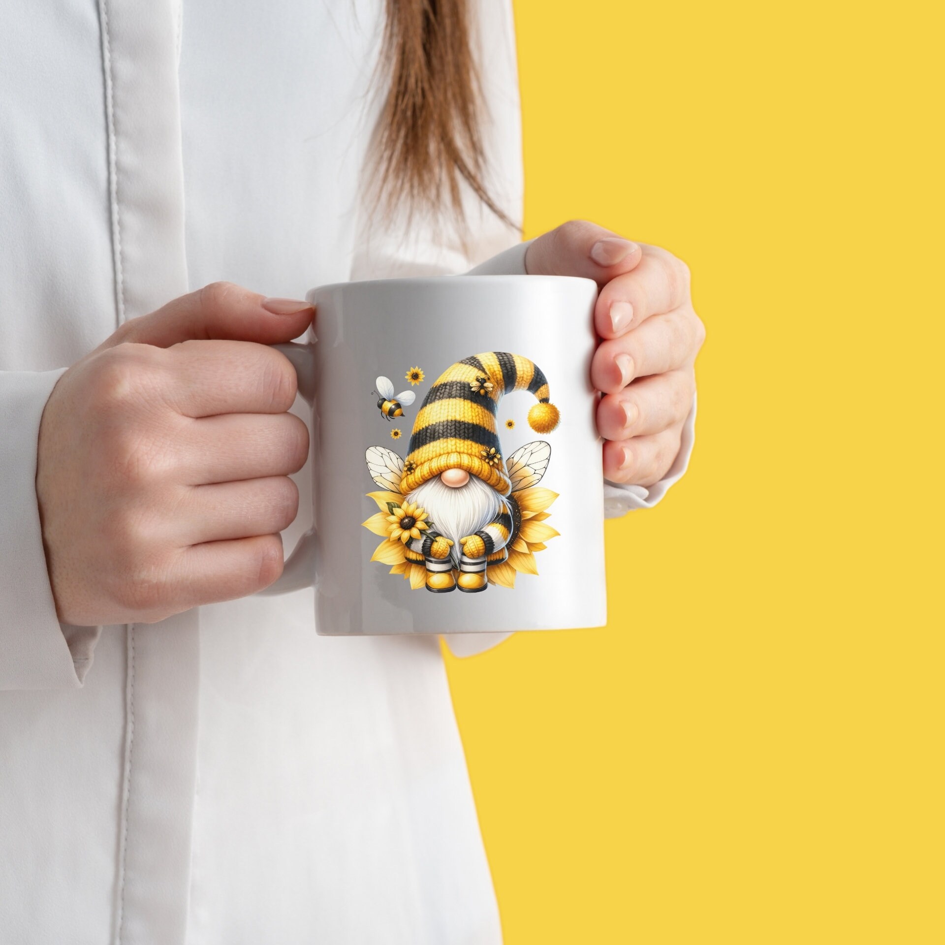 Watercolor Bee Gnome Clipart Bundle, Gnome Clipart, Spring Gnome Png ...