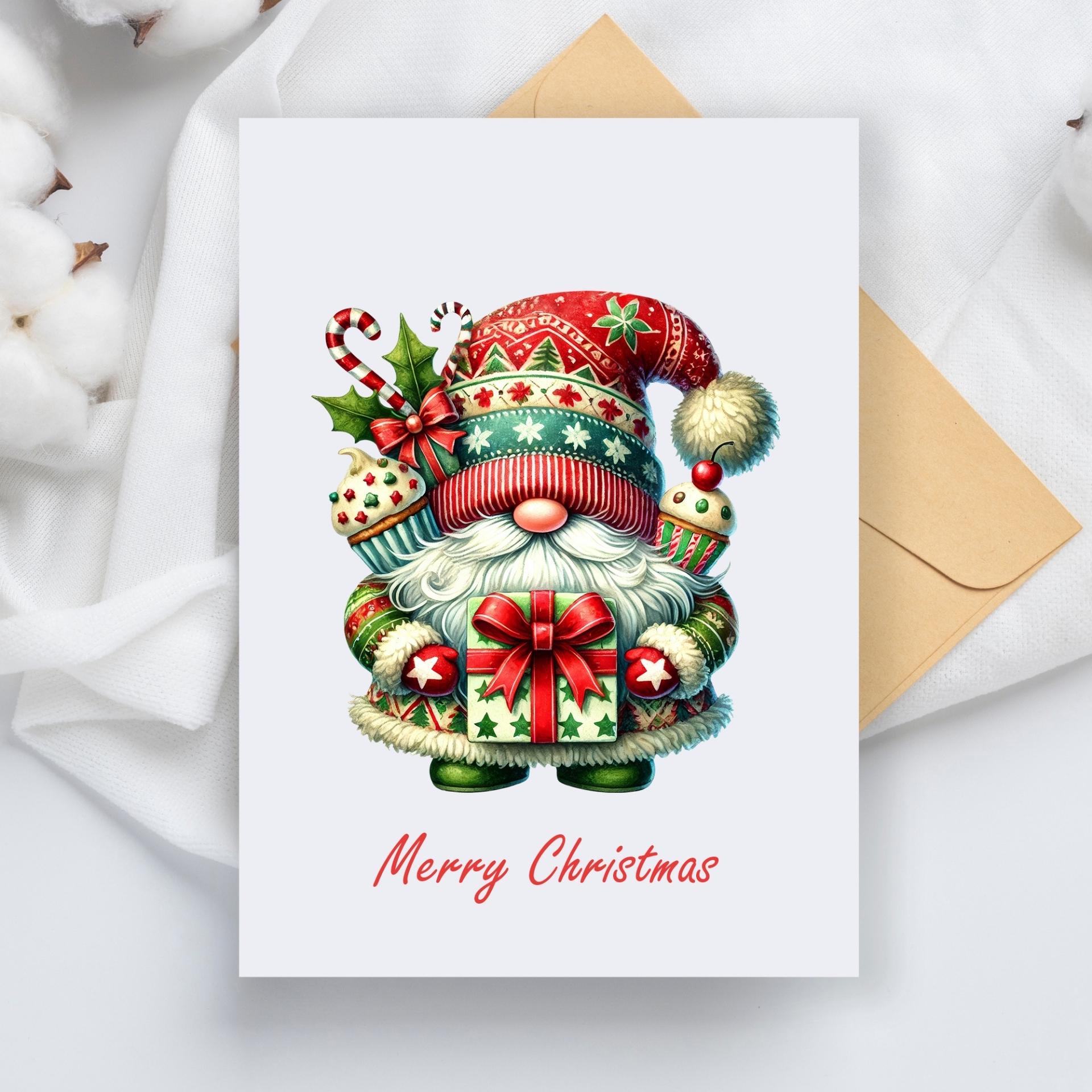 Christmas Gnomes Clipart Bundle: Holiday PNG Images (digital Download ...