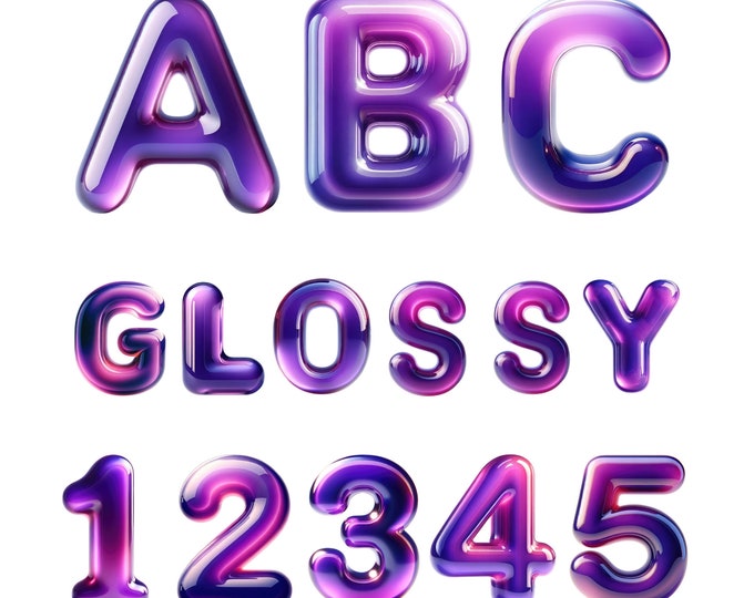 Blue Alphabet Clipart, Alphabet A-Z, Letters 0-9, Alphabet PNG, Letter ...