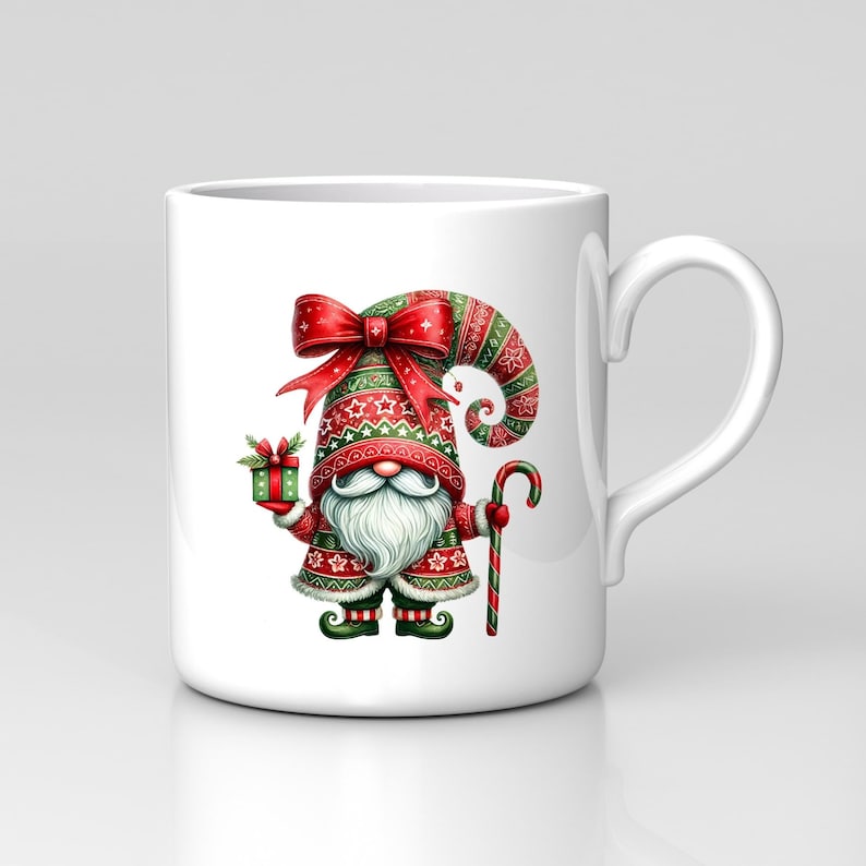 Christmas Gnomes Clipart Bundle: Holiday PNG Images (digital Download ...