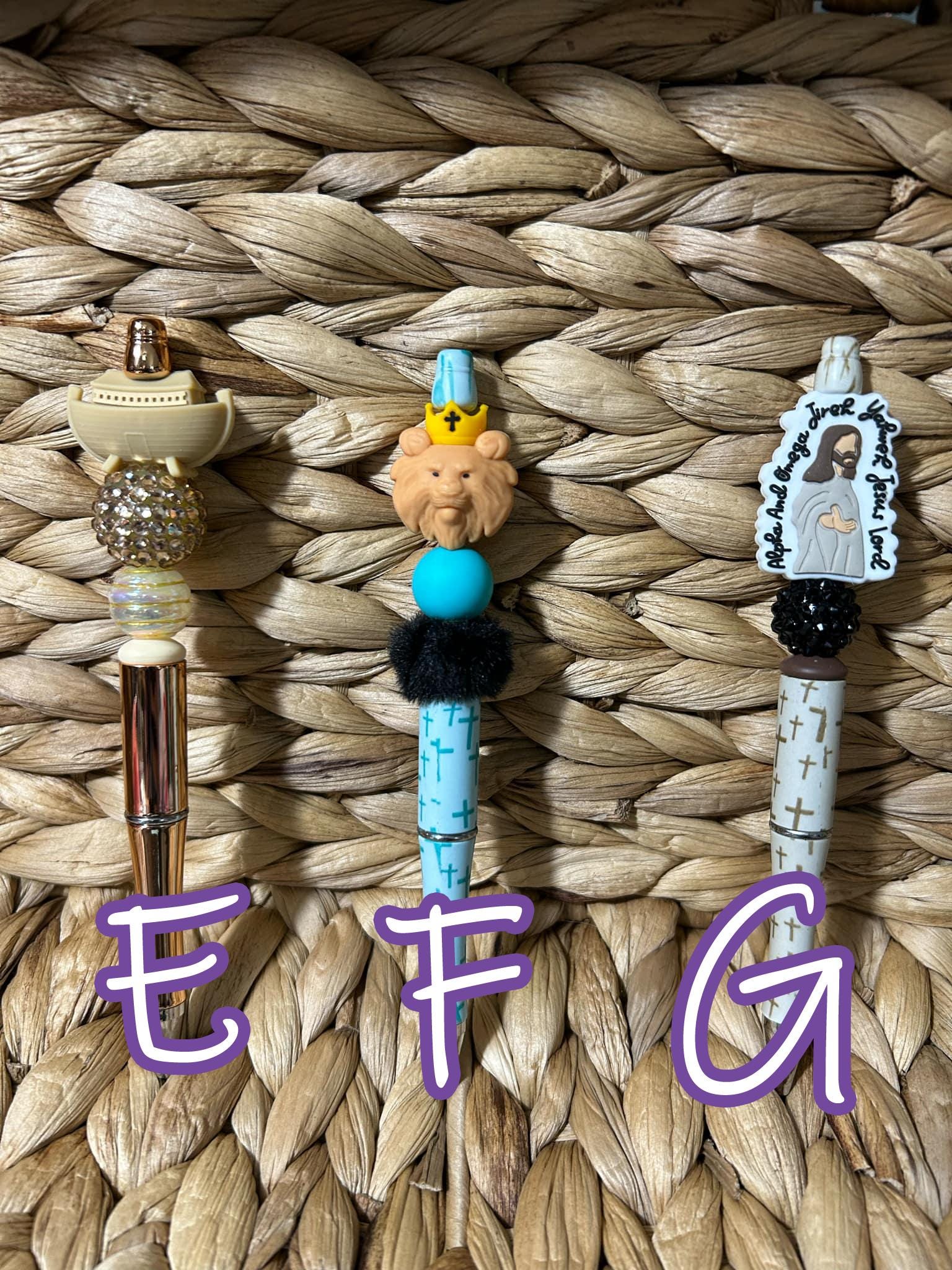 Hand Beaded Pen (new Faith Pens) You Choose One - Etsy