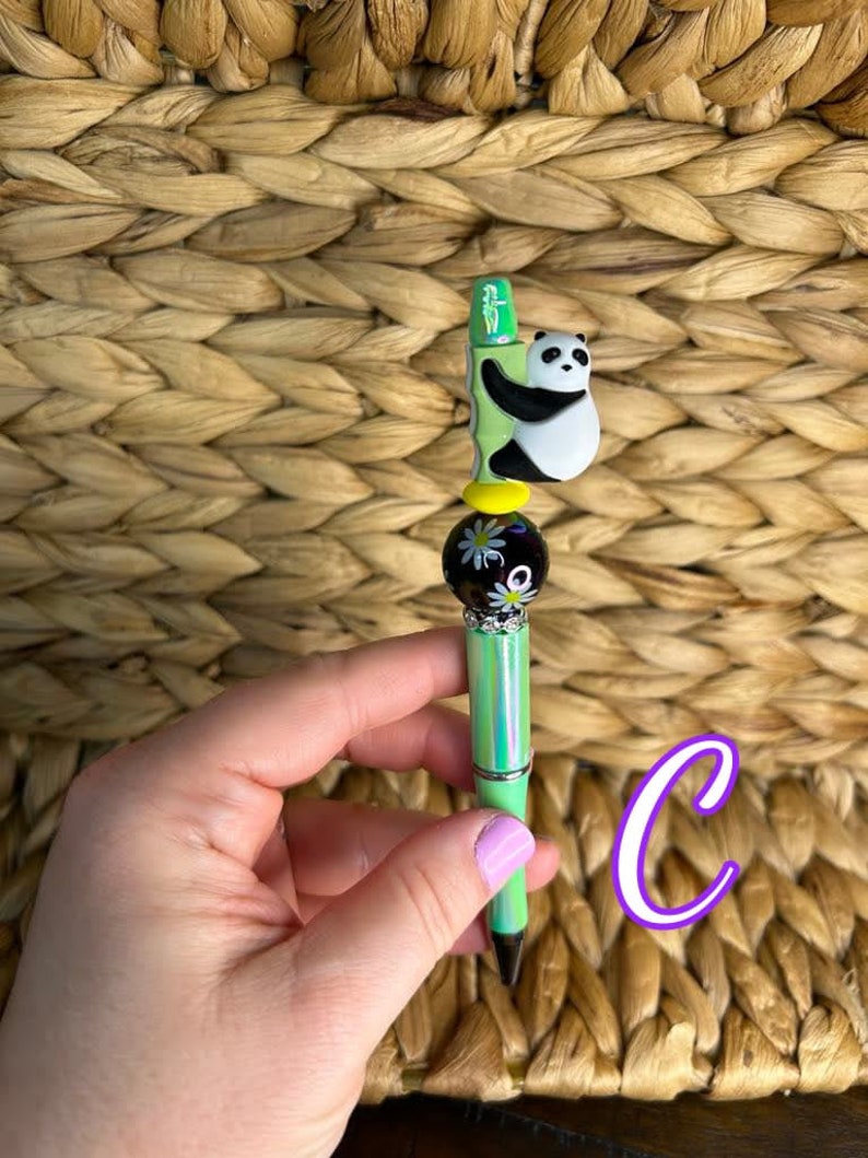 Hand Beaded Pen (animal Pens) You Choose One - Etsy