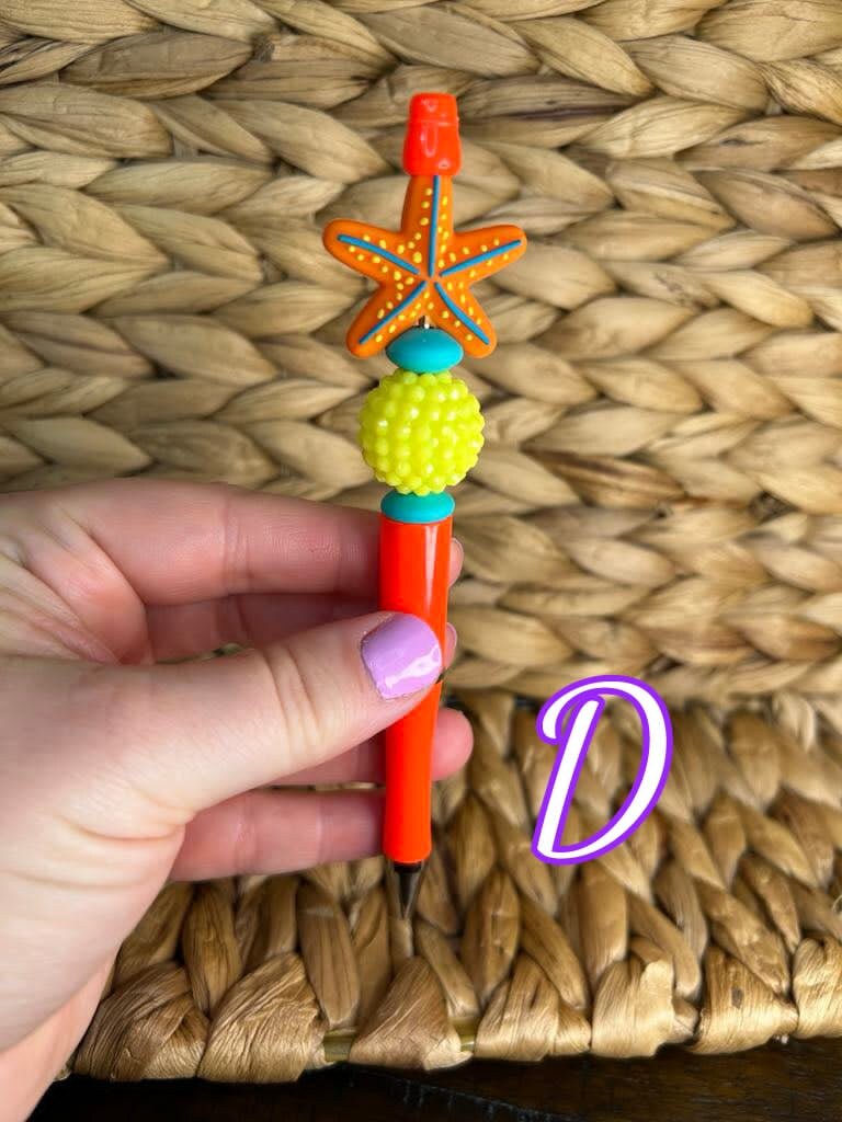 Hand Beaded Pen (animal Pens) You Choose One - Etsy