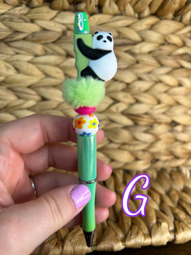 Hand Beaded Pen (animal Pens) You Choose One - Etsy