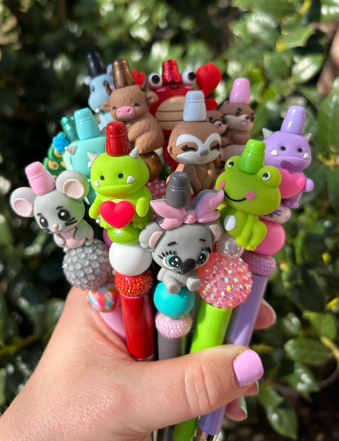 Hand Beaded Pen (new Animal Pens) You Choose One - Etsy