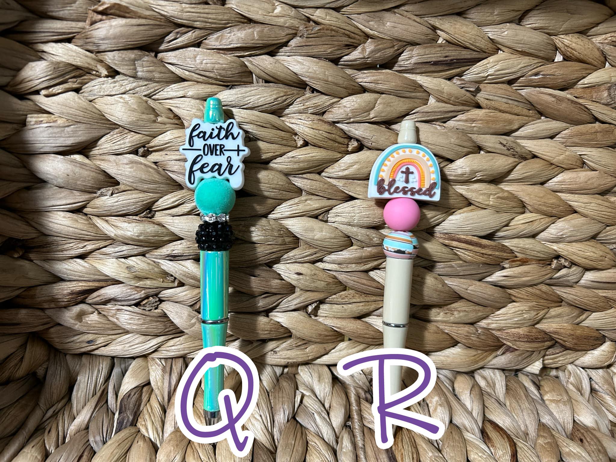 Hand Beaded Pen (new Faith Pens) You Choose One - Etsy