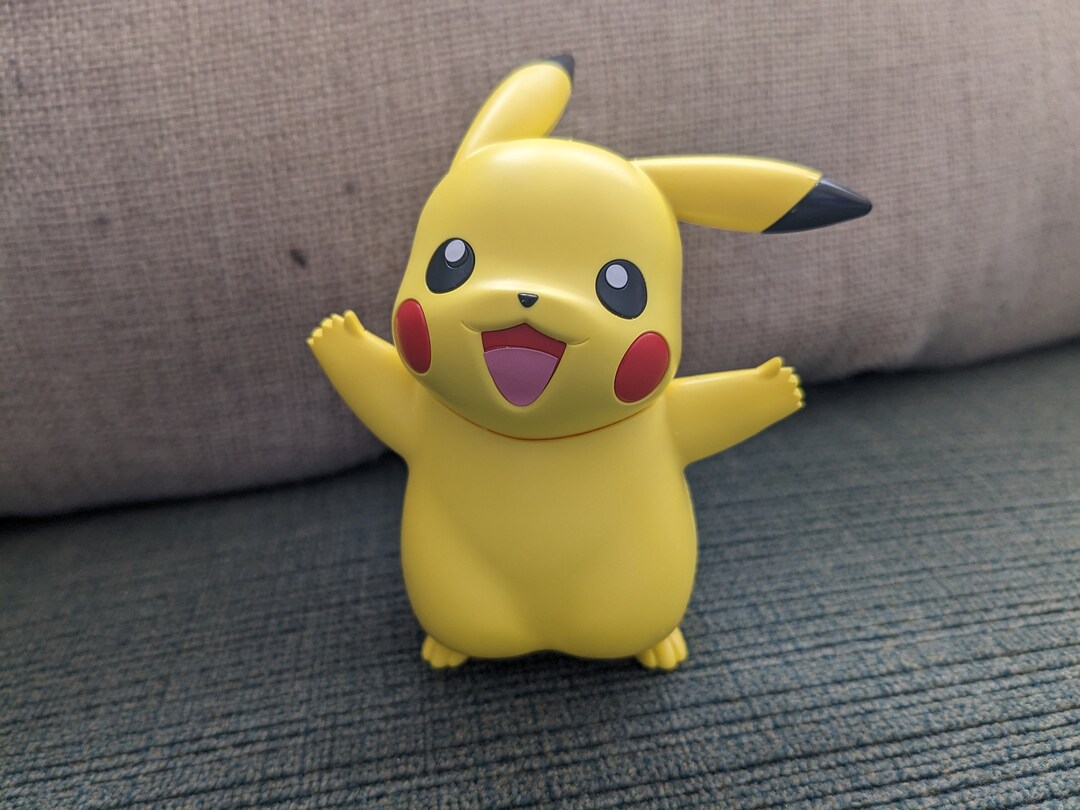 Pikachu Bandai Pokemon Plamo Quick Built Model Kit - Etsy