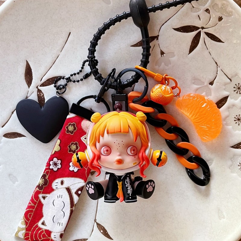 Skullpanda Keychain - Etsy