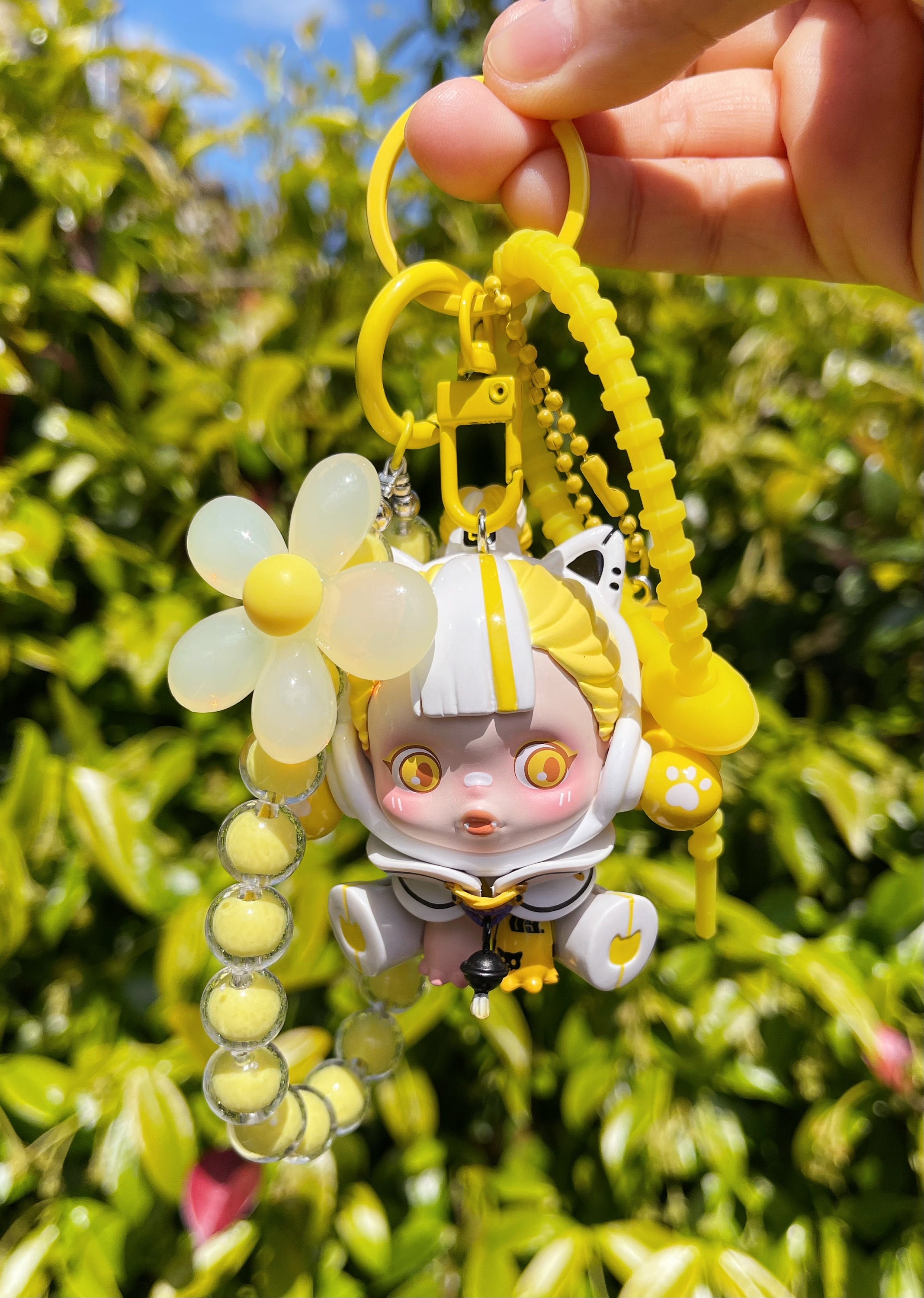 Handmade Skullpanda Keychain - Etsy