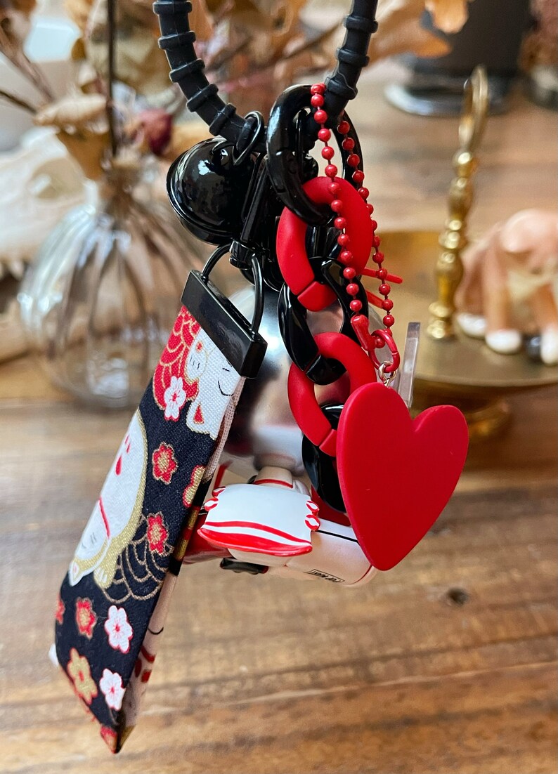 Handmade Skullpanda Keychain - Etsy