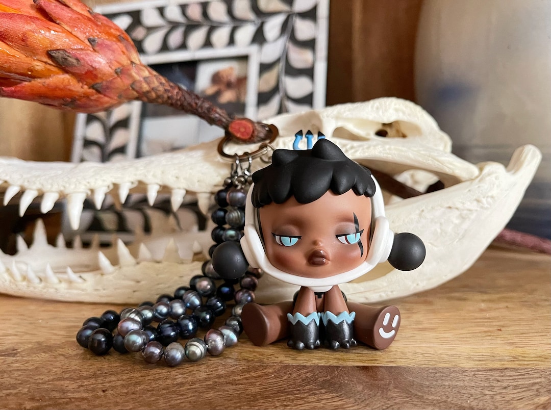 Handmade Skullpanda Keychain - Etsy
