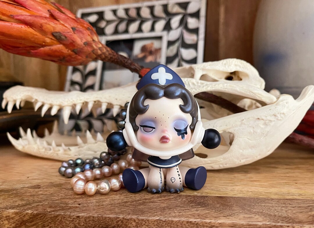 Handmade Skullpanda Keychain - Etsy