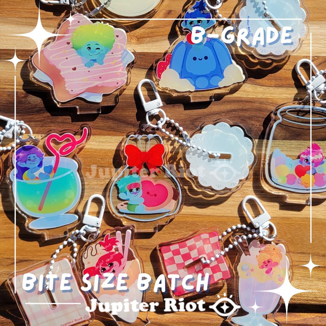B-grade: Bite Size Batch - 2.5" Acrylic Standee Charm - Etsy