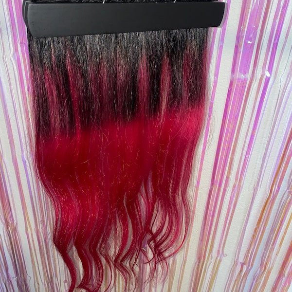Pink Hair Extensions - Etsy
