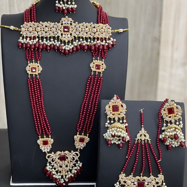Pakistani Bridal Jewelry Set - Etsy