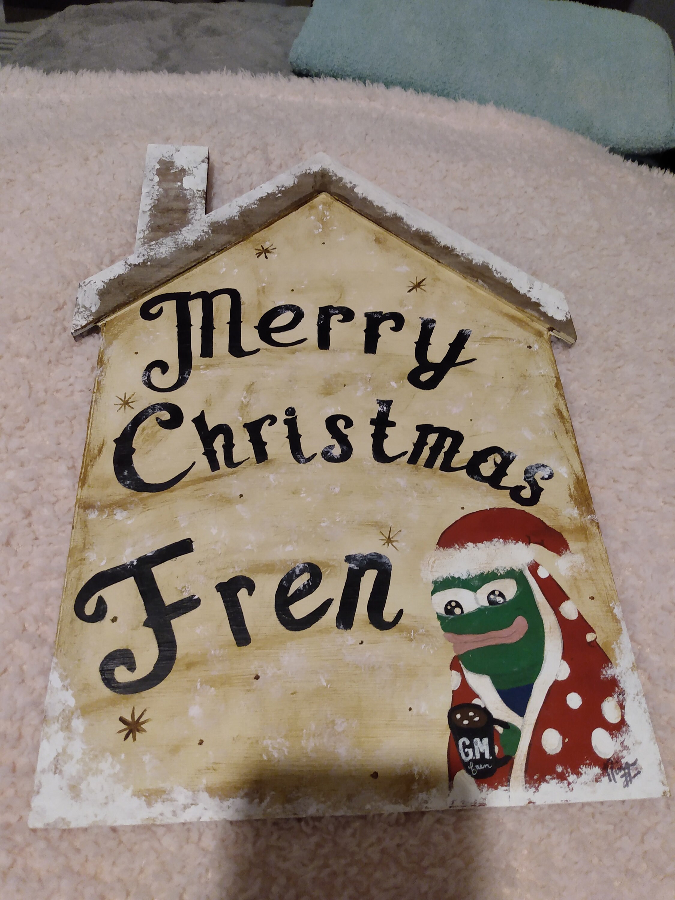 Christmas Pepe - Etsy