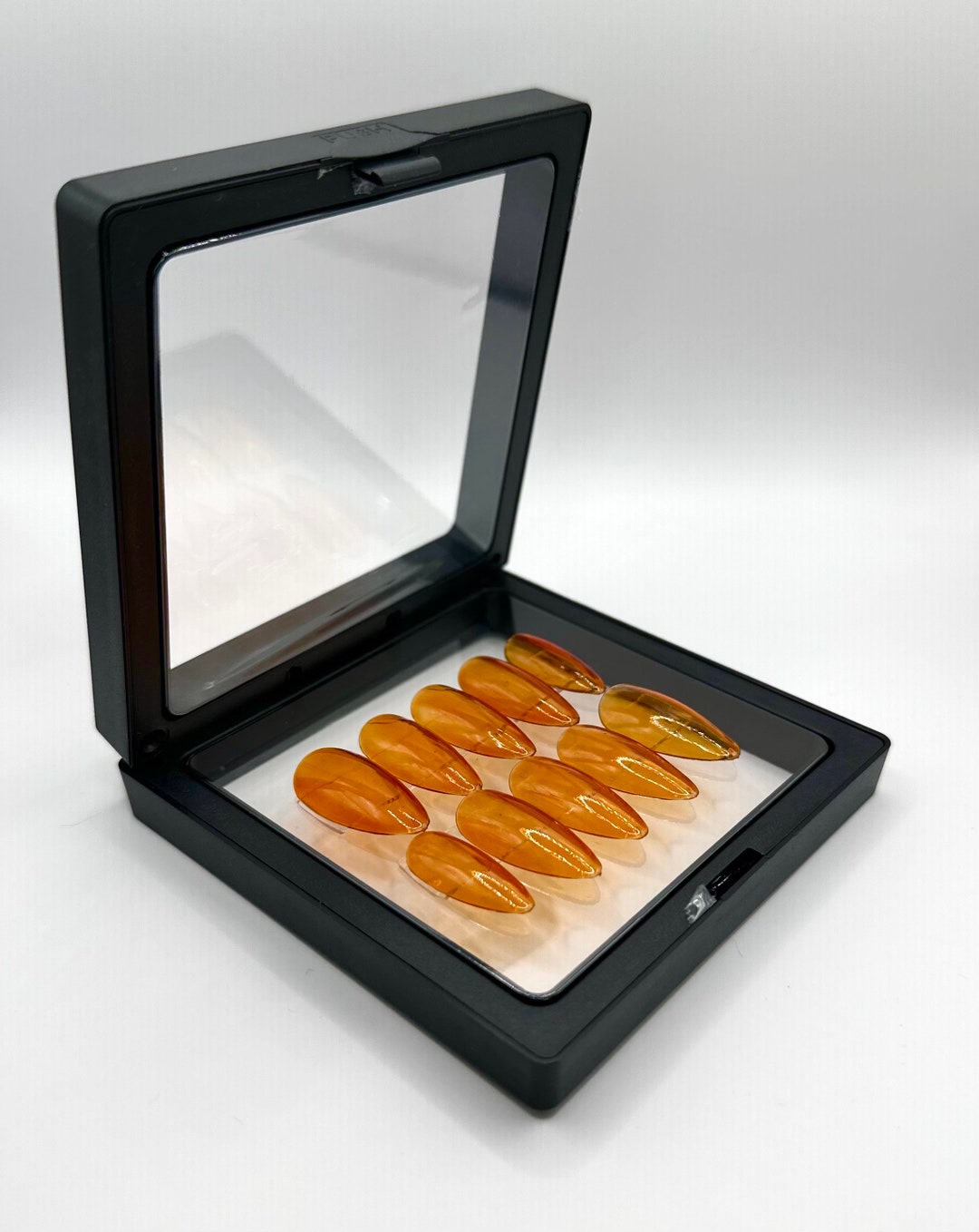 Amber Jelly Press on Nails - Etsy