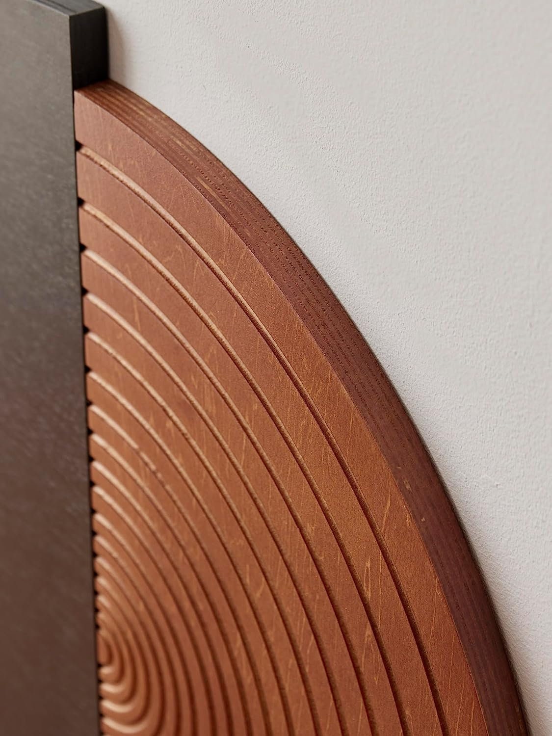 Wooden Round Wall Art Modern Wood Art Circle Wall Art Extra Large Wall ...