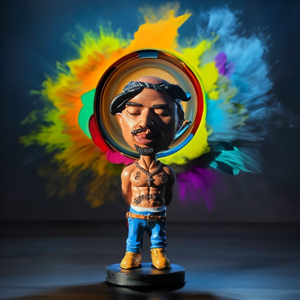 Tupac Figure - Etsy
