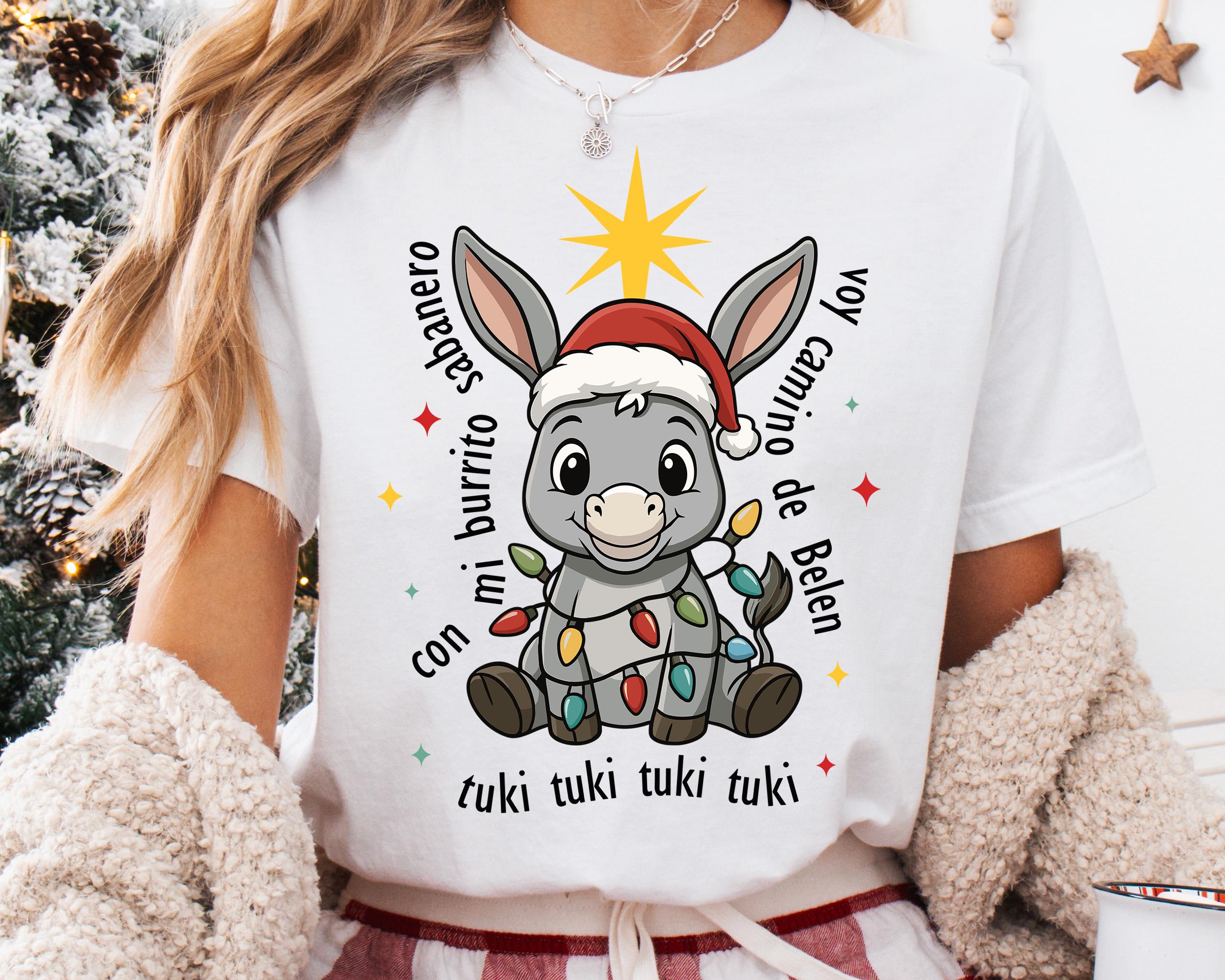 Mi Burrito Sabanero Mexican PNG, Feliz Navidad Digital Download, Tuki ...