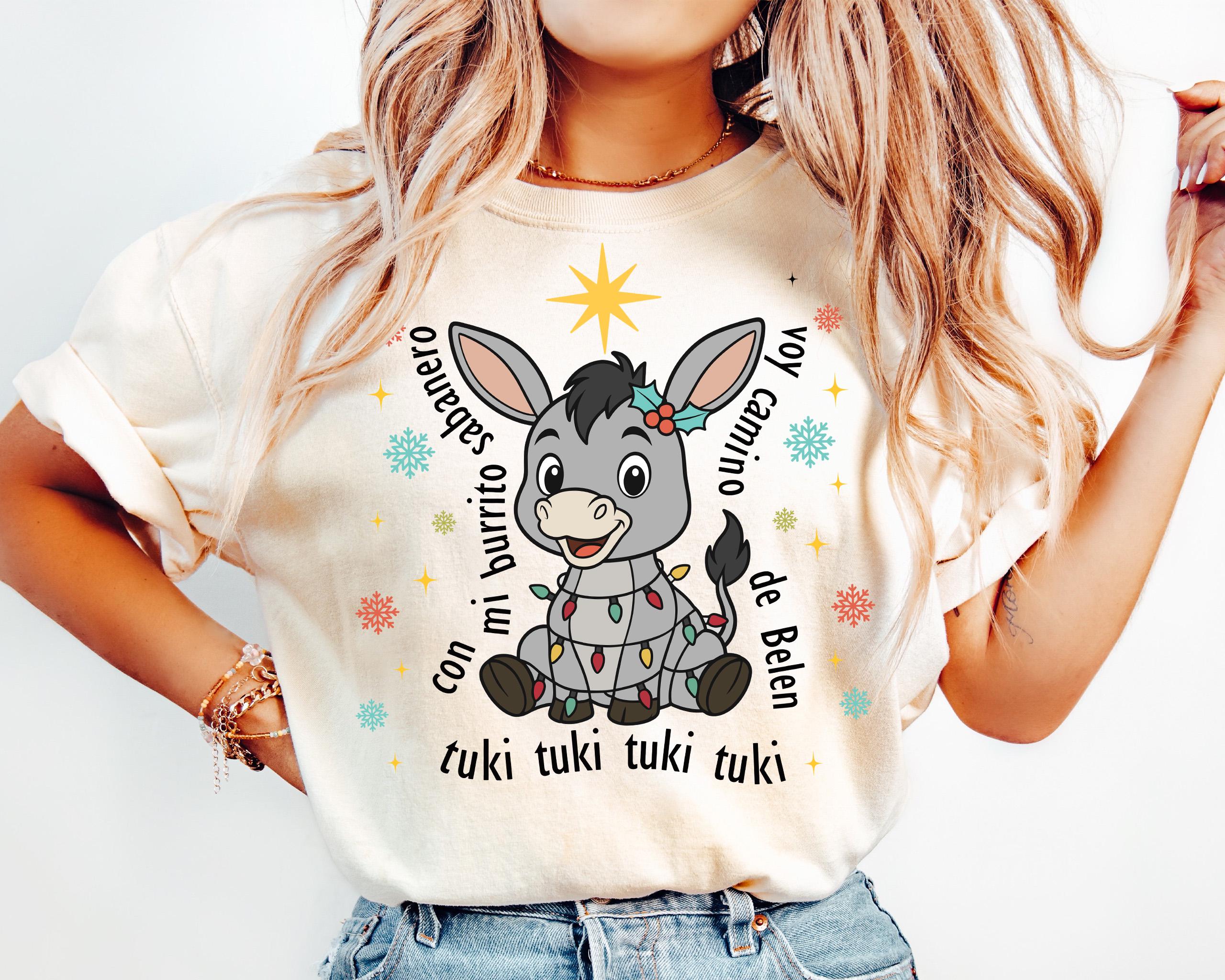 Mi Burrito Sabanero Mexican PNG, Feliz Navidad Digital Download, Tuki ...