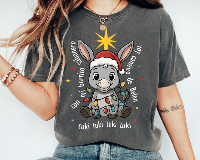 Mi Burrito Sabanero Mexican PNG, Feliz Navidad Digital Download, Tuki ...