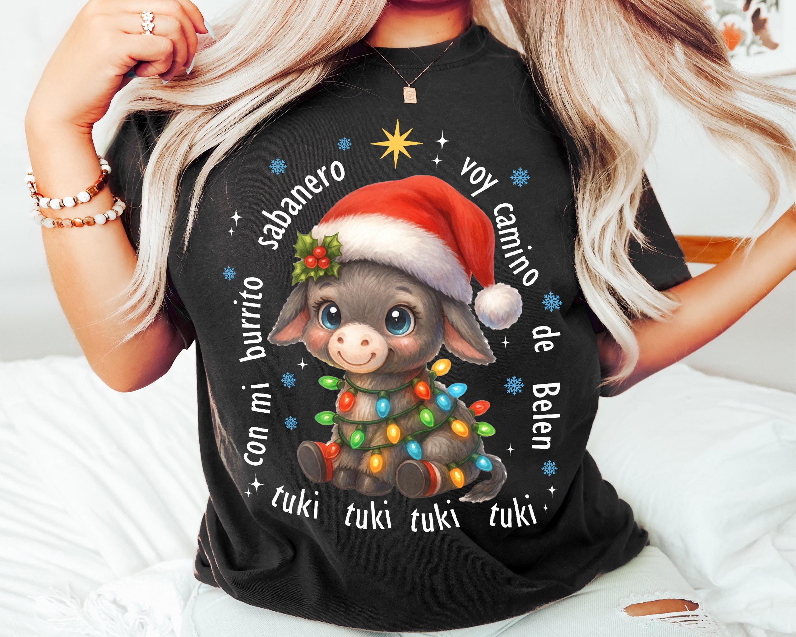 Mi Burrito Sabanero Mexican PNG, Feliz Navidad Digital Download, Tuki ...