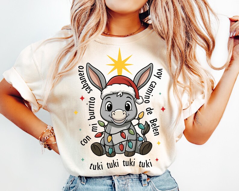 Mi Burrito Sabanero Mexican PNG, Feliz Navidad Digital Download, Tuki ...