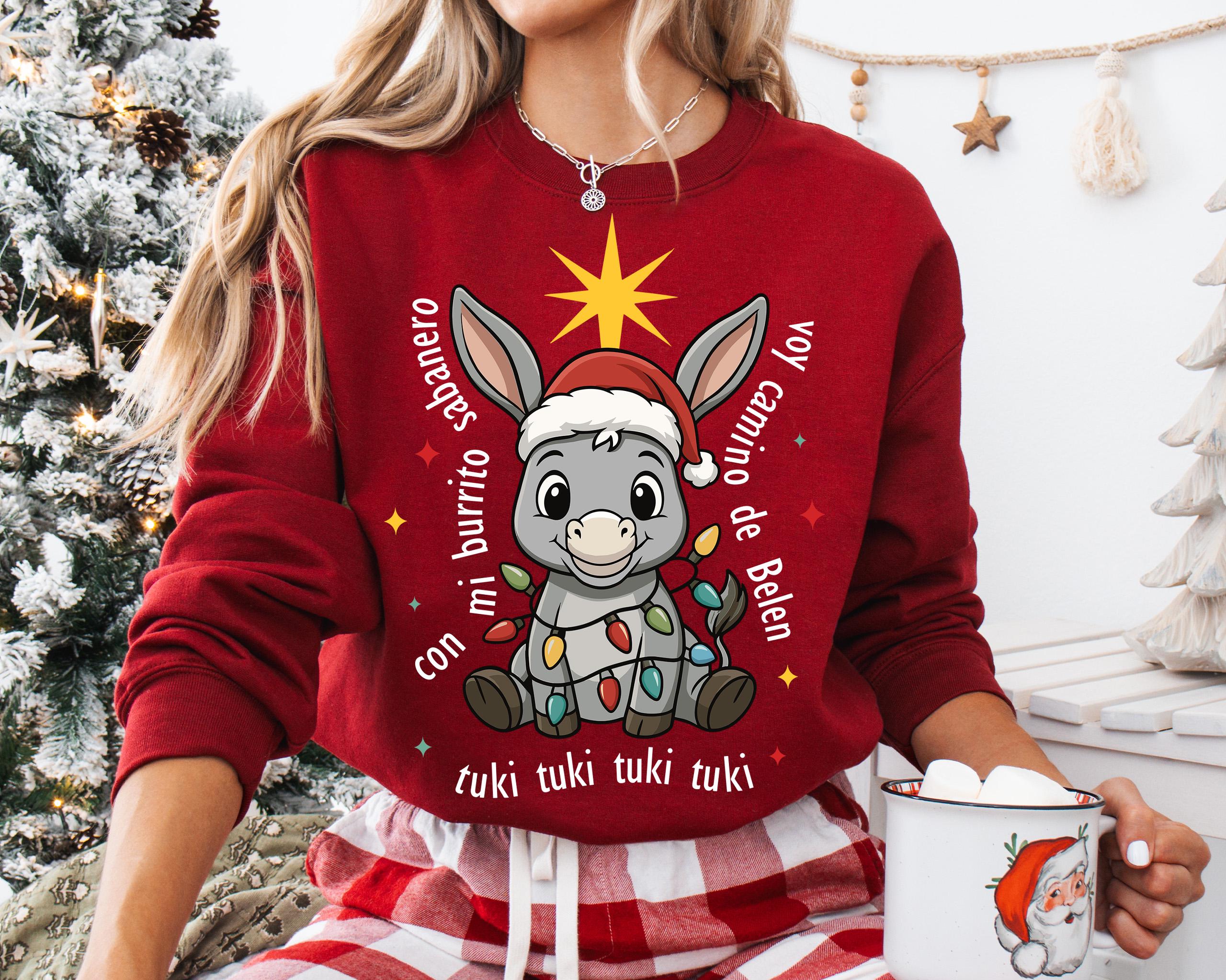 Mi Burrito Sabanero Mexican PNG, Feliz Navidad Digital Download, Tuki ...