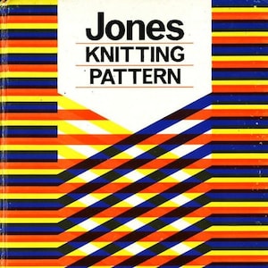 8 Stitch Knitting Machine Manual Retro 70s Jones Vintage Techniques ...