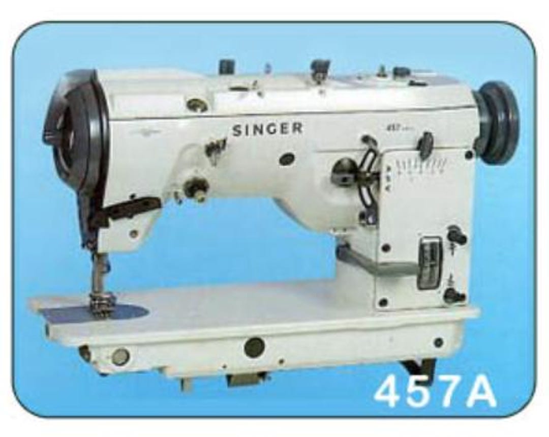 SINGER 457A 105 125 135 140 143A Sewing Machine Zig Zag Automatic Thread Trimmer Instruction ...
