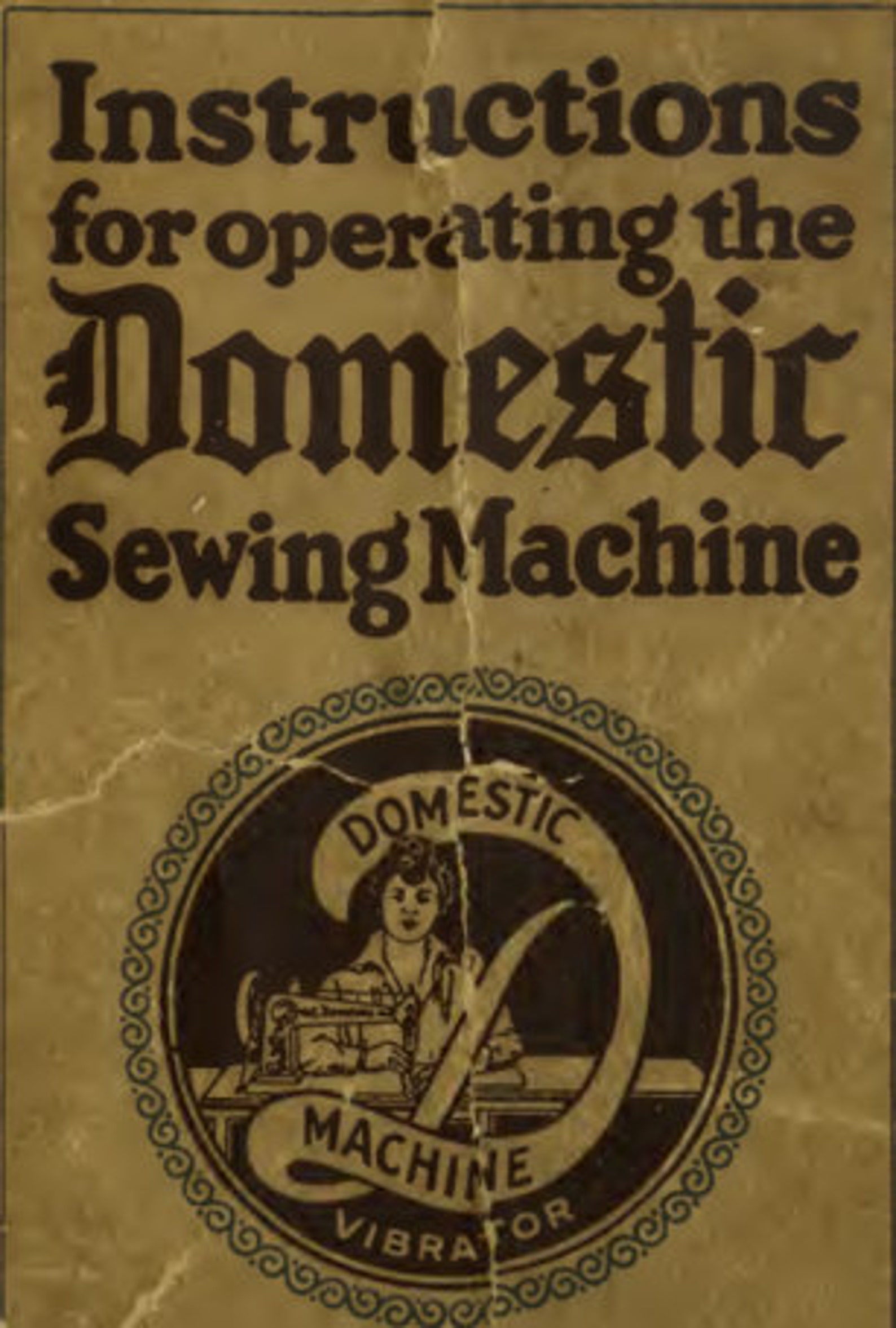 Domestic Sewing Machine Treadle Manual Pdf Download Booklet Vintage PDF ...