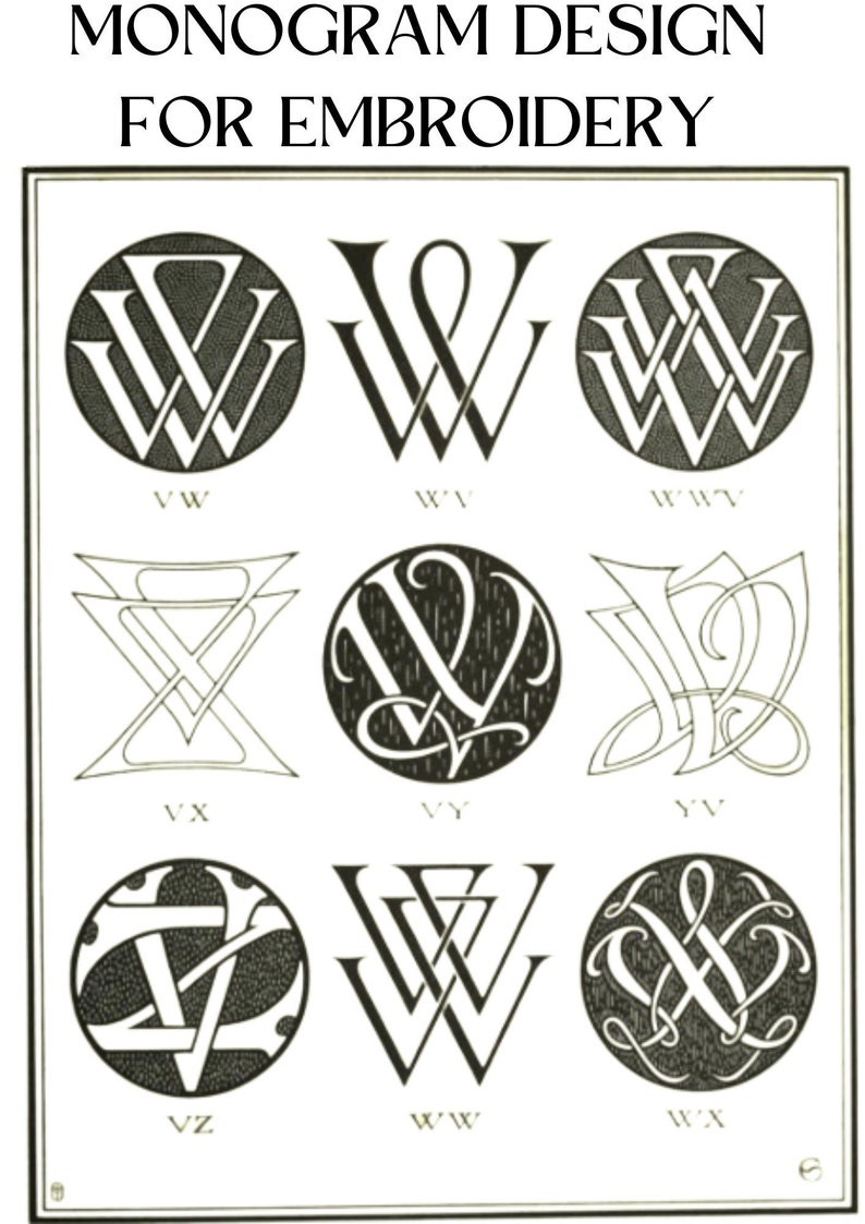 Embroidery Monogram Font Designs Alphabet Hand Embroidered Sewing ...