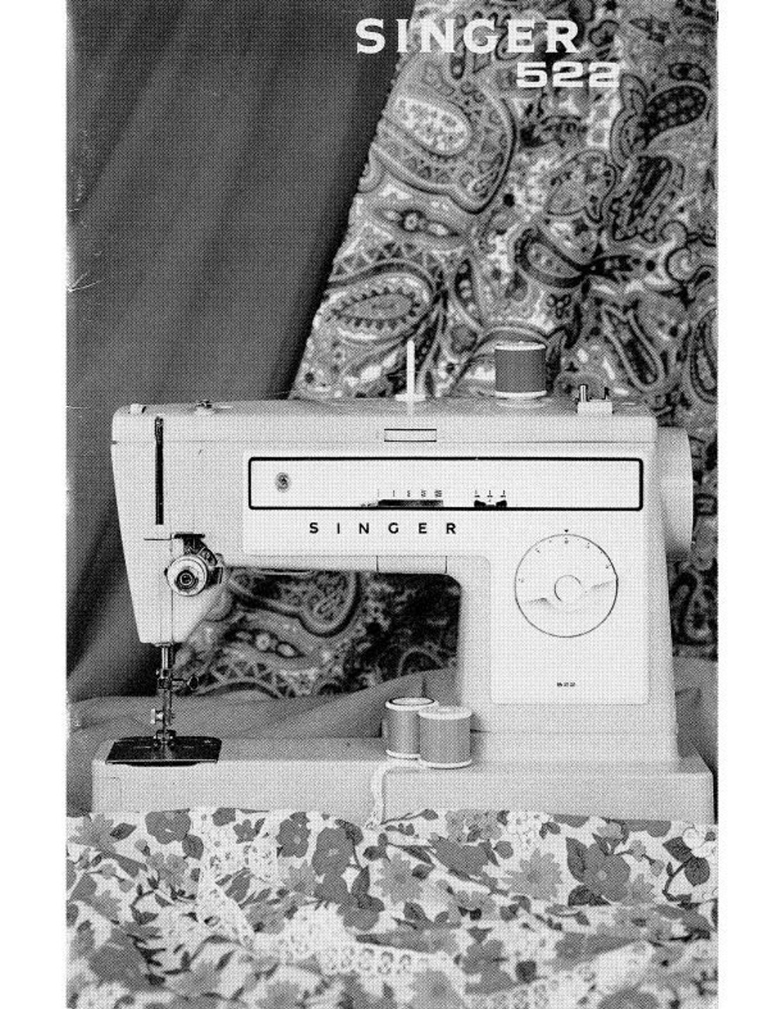 Singer 522 Stylist Sewing Machine Vintage Service & Instruction Manual ...