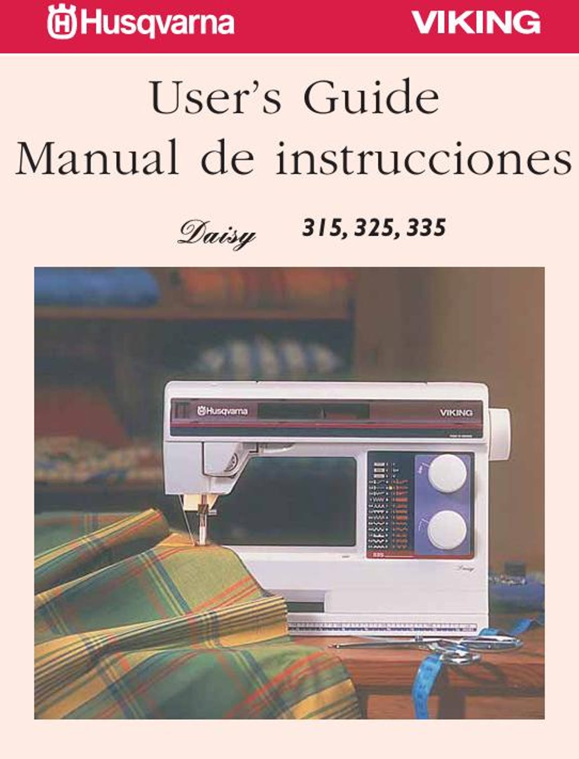 Husqvarna Viking 350 Daisy 315 325 335 Sewing Machine PDF Manual ...