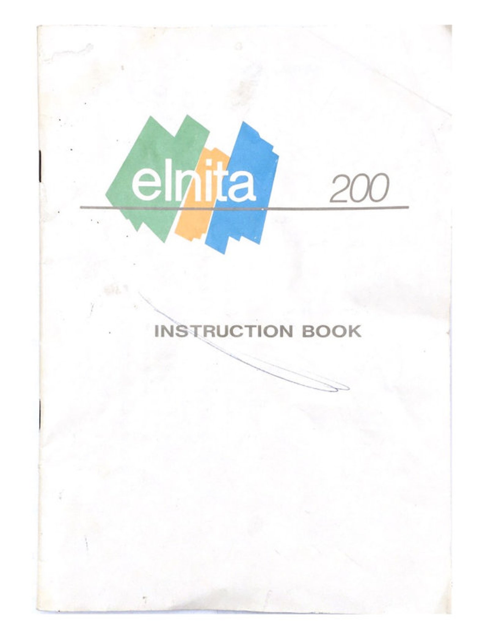 Elna Elnita 200 Sewing Machine Instruction Manual in English Vintage PDF Download - Complete ...