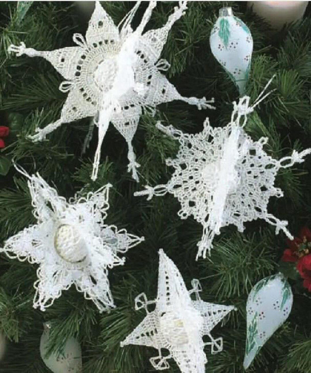 Snowflakes Crochet Tatting Designs Bundle Crochet and Tatted Edgings ...
