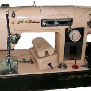 Pink Atlas Decorative and Deluxe Zig Zag Sewing Machine PDF Bundle ...