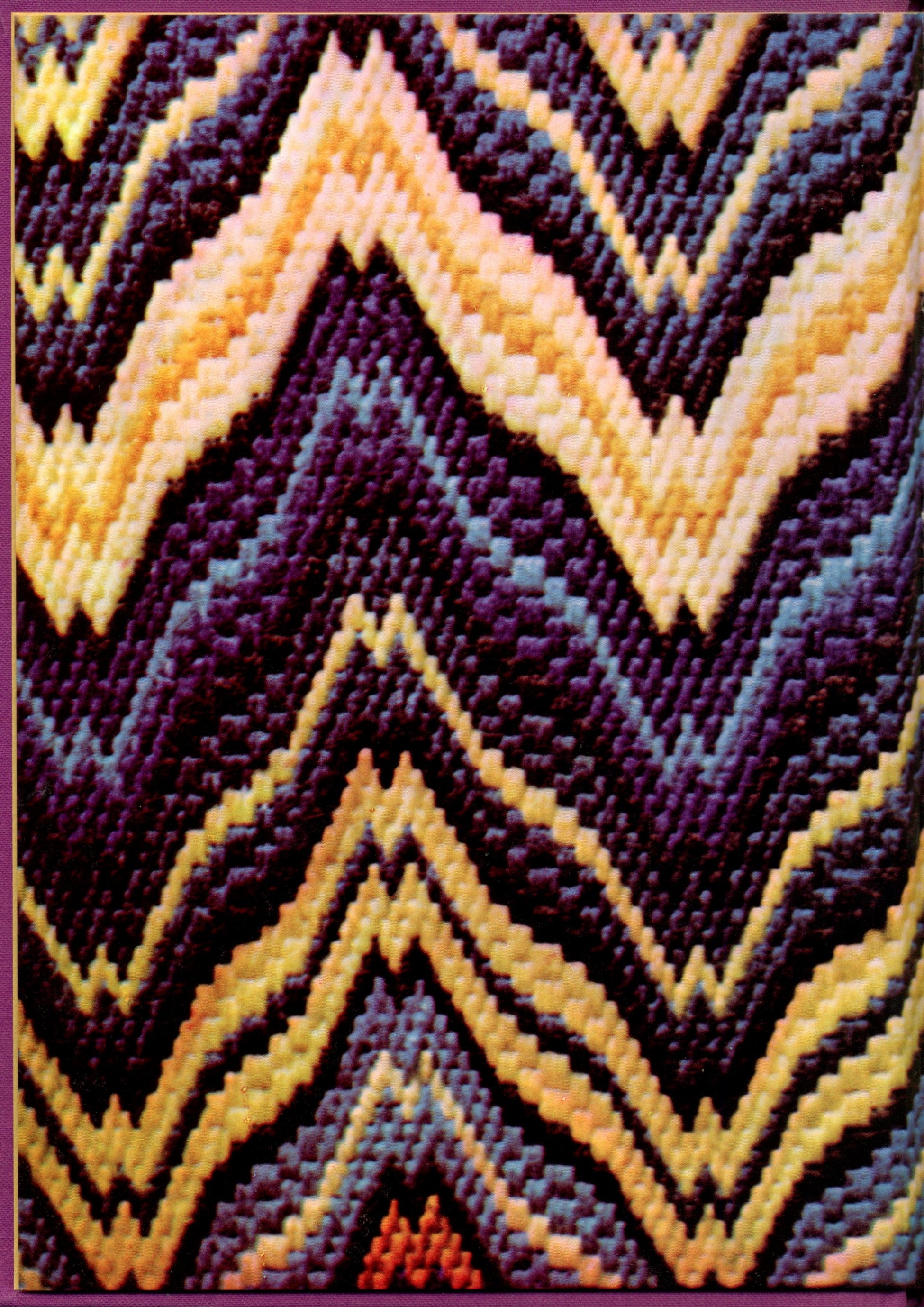 Vintage Bargello Patterns; Bargello Designs; Bargello Stitch; Fun With ...