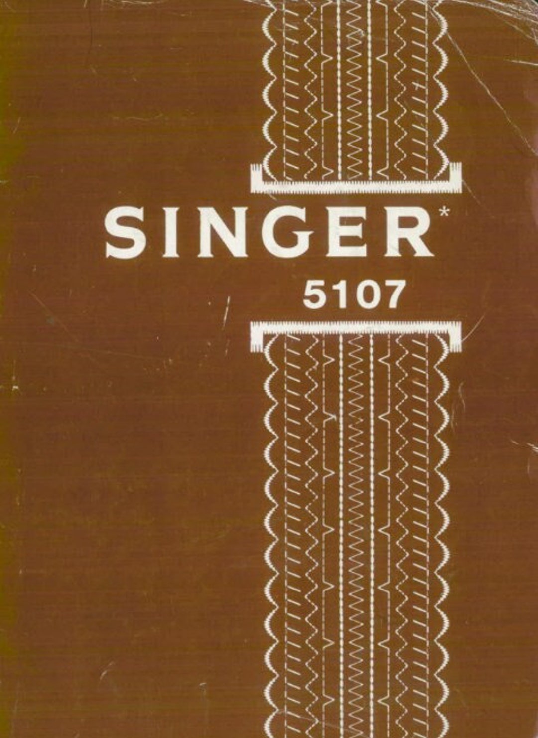 Singer 5107 Sewing Machine Instruction Manuals in English Vintage PDF ...