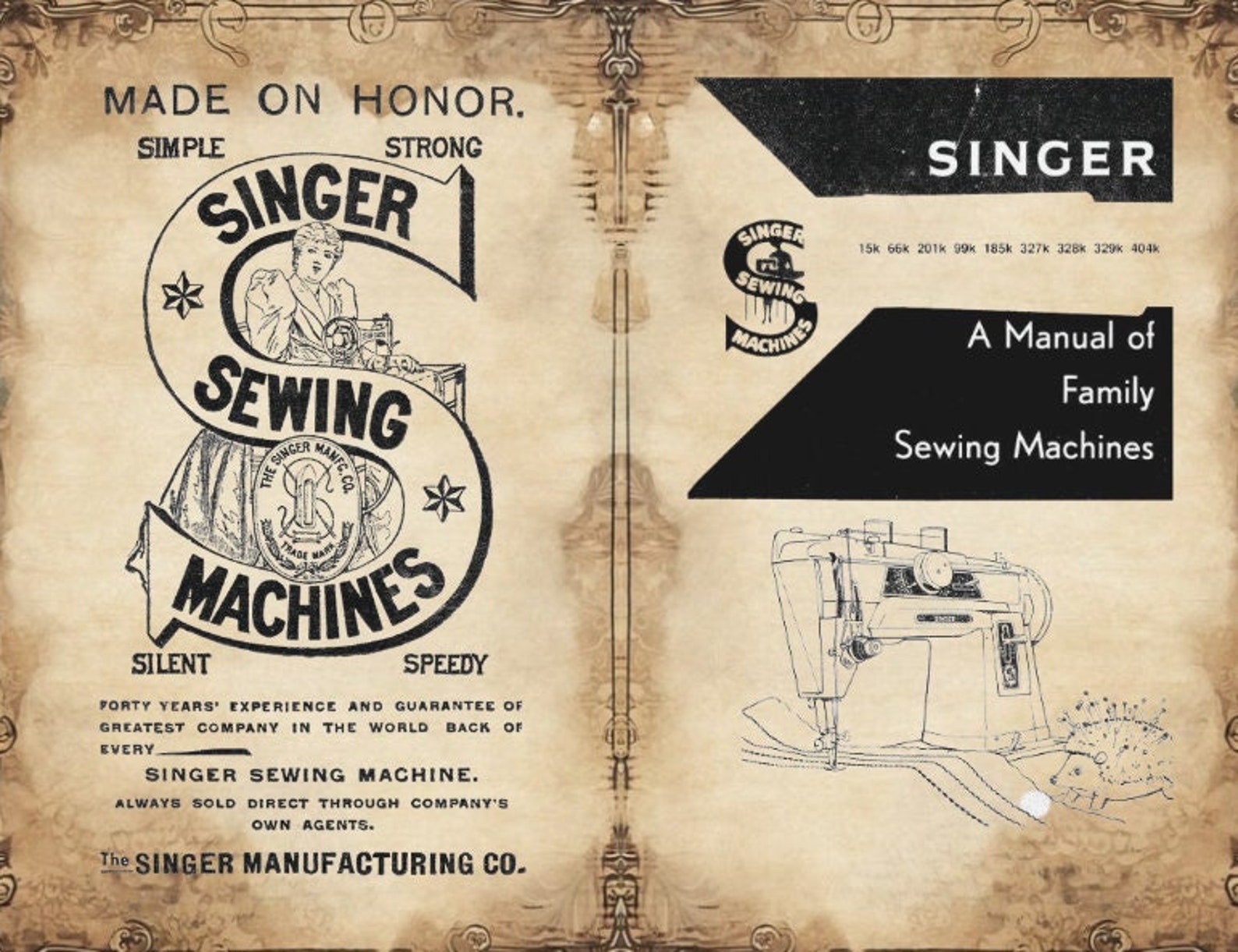 Junk Journal Sewing Ephemera Kit Singer Digital Printable Pages Tags ...