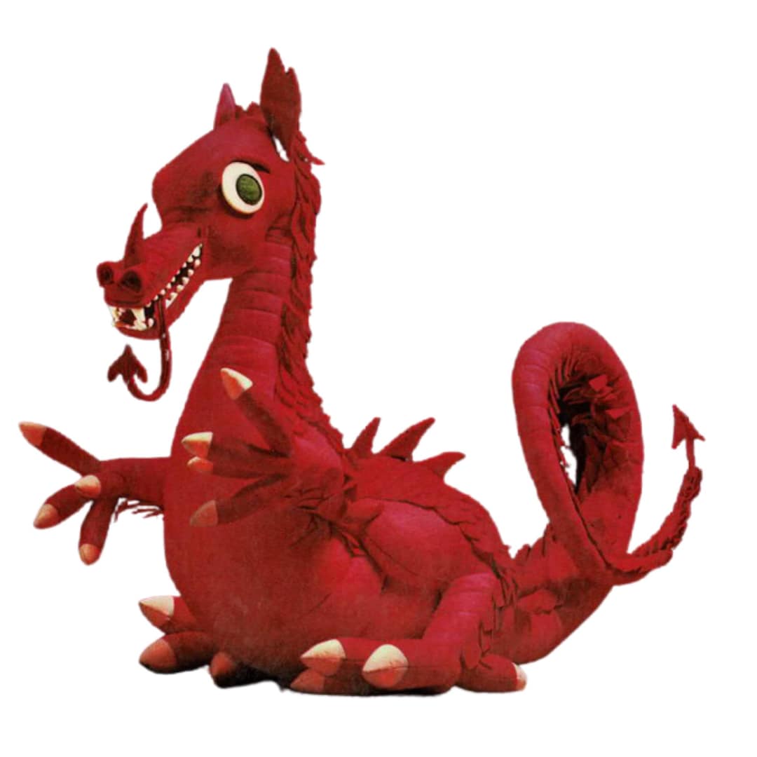 Puff the Magic Dragon Handmade Toy Softies PDF Wool Knitted Pattern ...