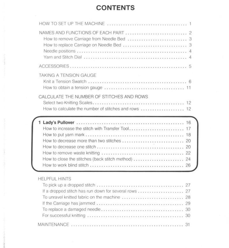 Singer Silver Reed LK100 Knitting Machine Fair Isle Carriage ...