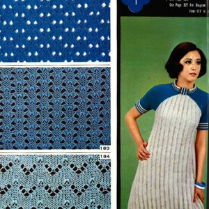 8 Stitch Knitting Machine Manual Retro 70s Jones Vintage Techniques ...