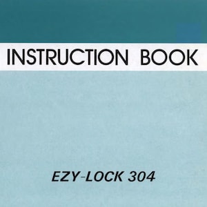 Janome Ezy Lock 304 Limited Edition Overlocker Instruction Manual PDF ...