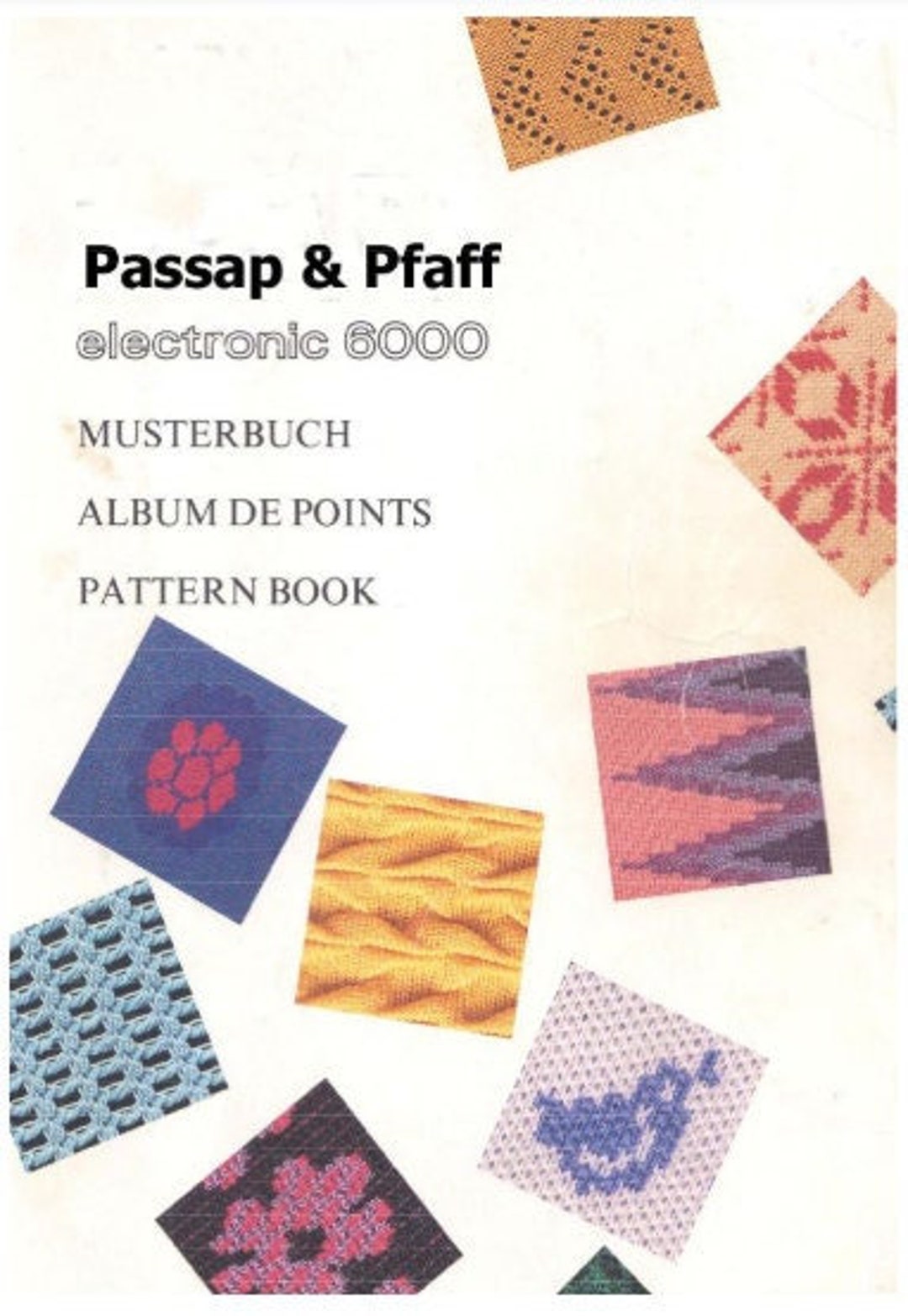Passap & Pfaff E6000 Knitting Techniques Machine Retro 70s Vintage ...