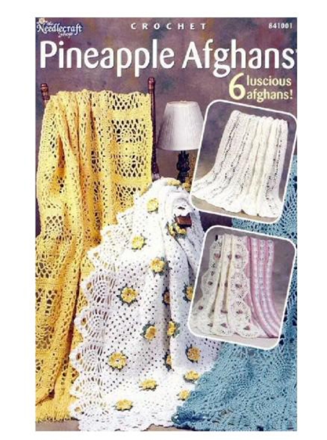 12 Pineapple Afghan Crochet Rug Throw Afghan Granny Squares Araran PDF ...