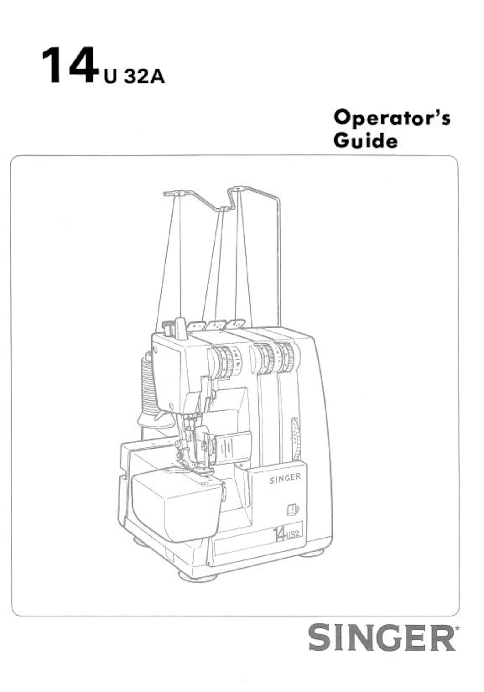 Singer 14U 14U11 14U13 14U23A 14U32 14U32A 14U34B 14U234B 14U185B ...
