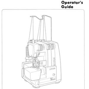 Singer 14U 32 32A Overlocker Serger Sewing Machine Vintage Instruction ...